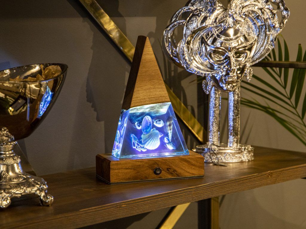 Lamp of Pharaoh - Epoxy Night Lamb - Ories Wood